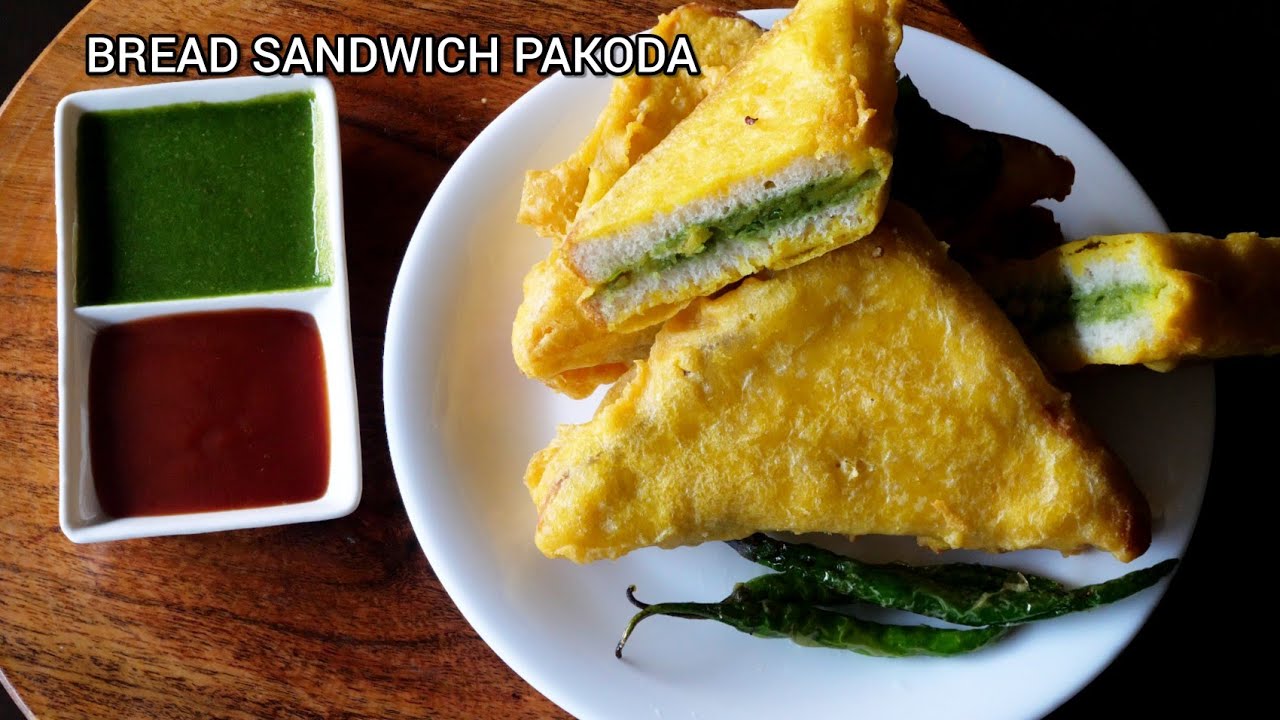 BREAD SANDWICH PAKODA|| BREAD PAKODA|| PAV WADA|| - YouTube