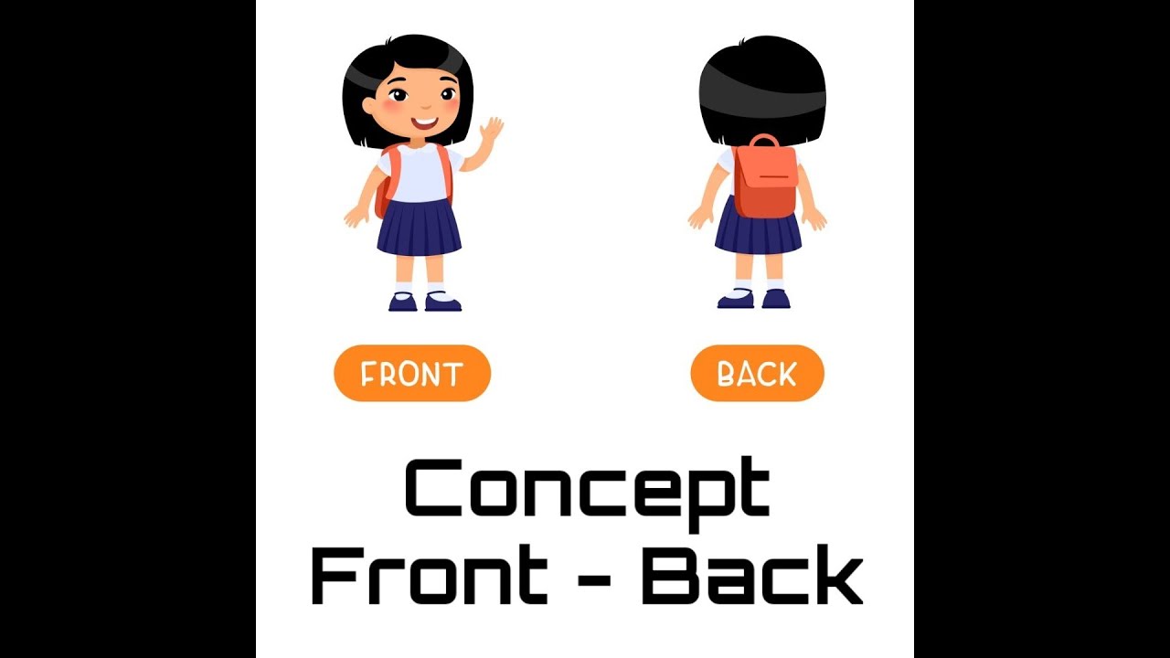 Front - Back | Pre-math Concept | Comparison | Pico Preschool Learning ...