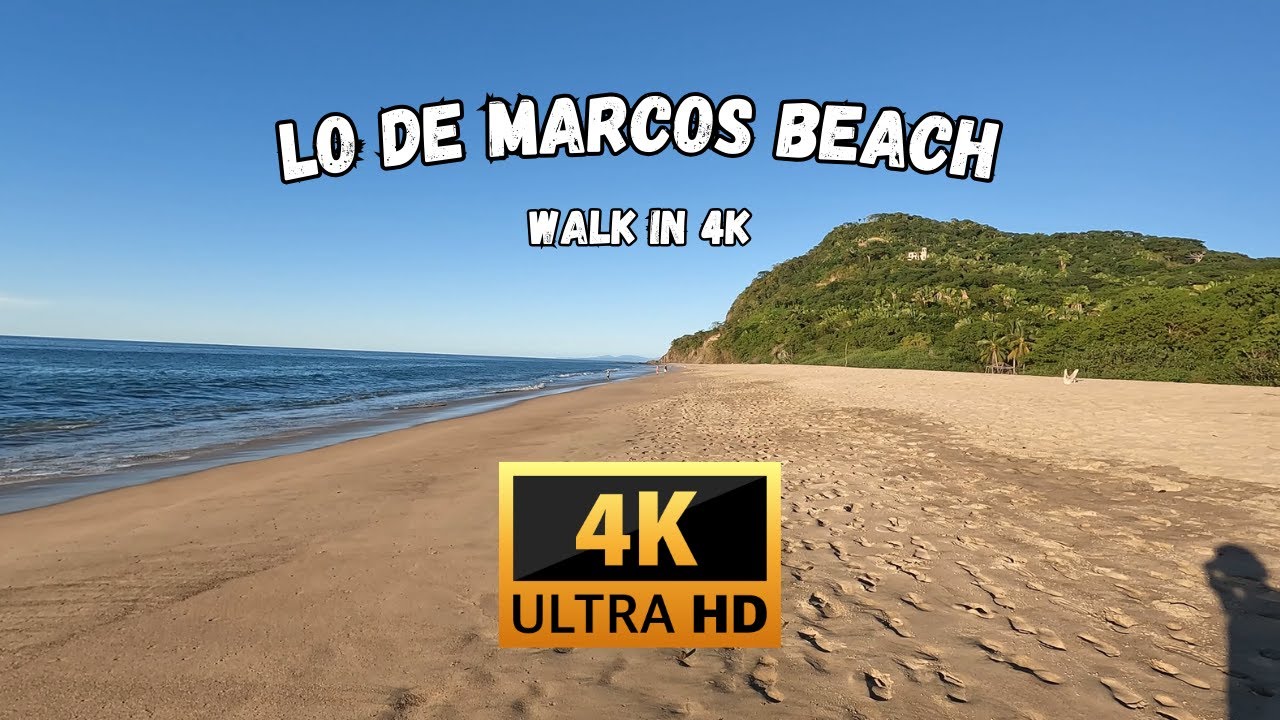 Lo De Marcos Beach walk in 4K - YouTube