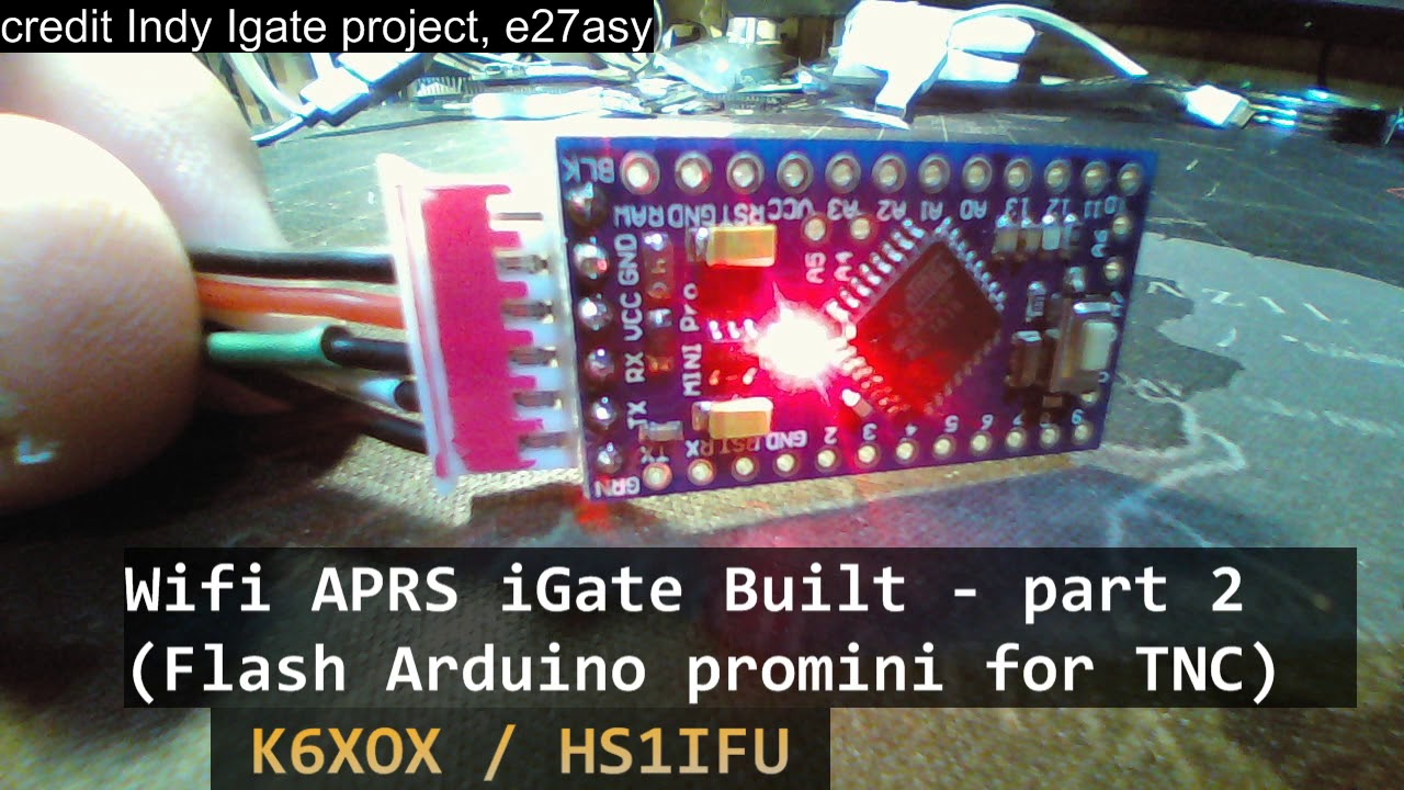 (Part 2) Building APRS iGate flashing (TNC) - YouTube