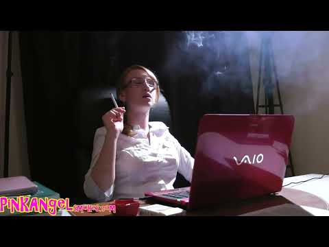 Pink Angel Smoking - 6