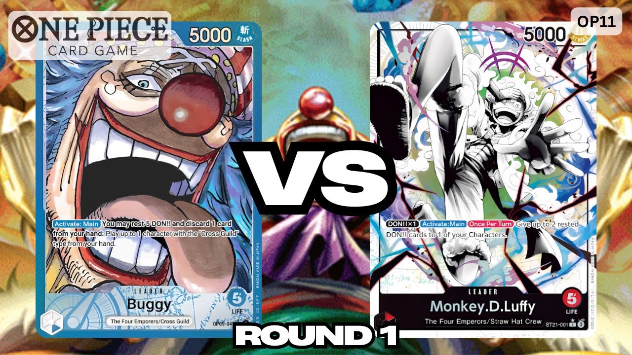 Buggy VS ST21 Luffy | OP11 Locals Gameplay - Round 1 - YouTube