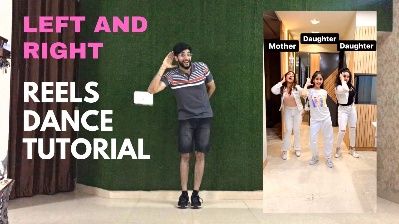 Left And Right Dance Tutorial | Instagram Reels Viral Dance Tutorial ...