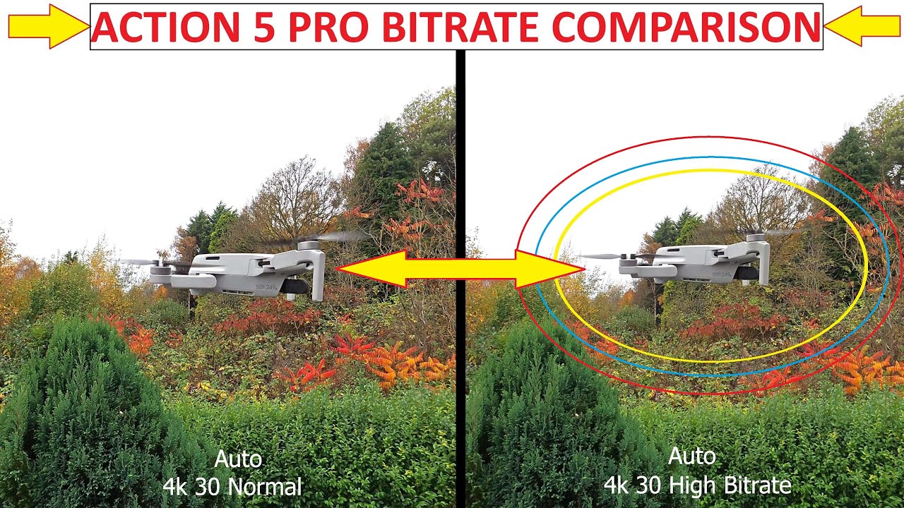 DJI OSMO ACTION 5 PRO - HIGH BITRATE vs STANDARD BITRATE COMPARISON ...