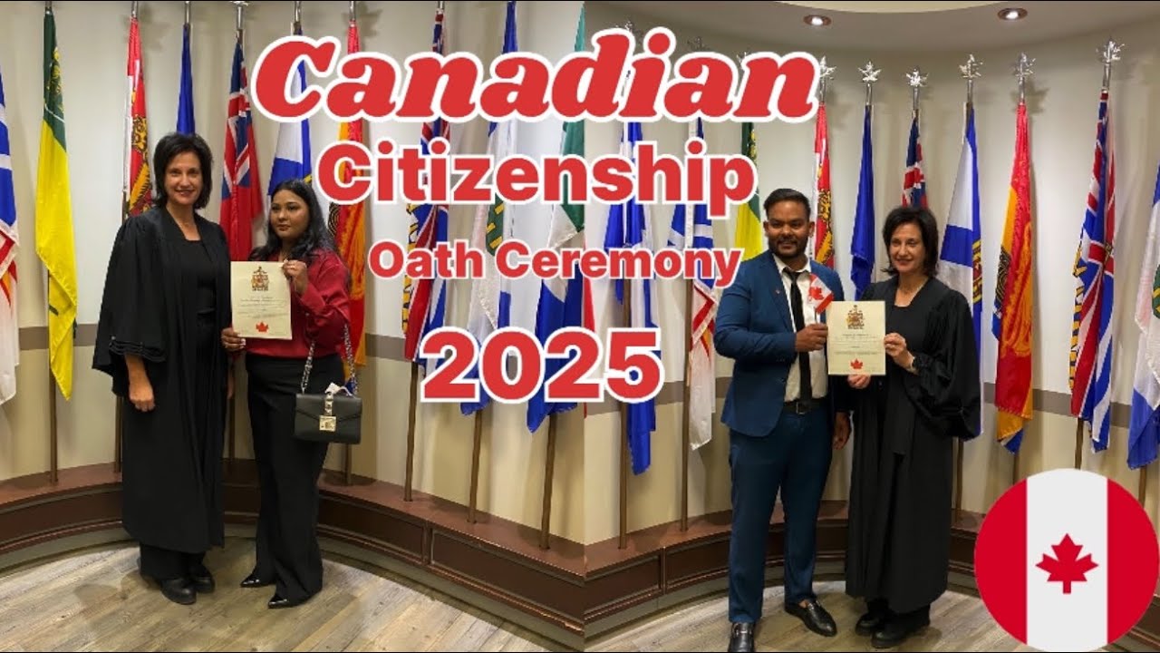 Canada Citizenship Oath Ceremony 🇨🇦2025 !! Video Oath Ceremony… - YouTube