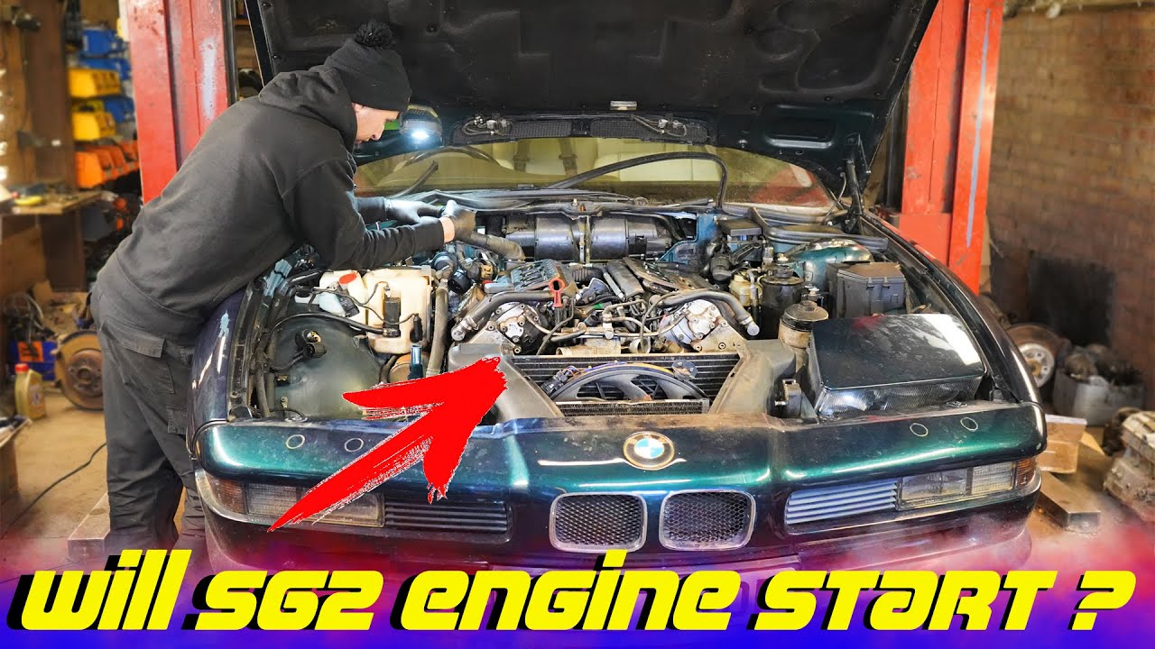 S62 Swap into Bmw E31 - Will it start ? Part 2 - YouTube