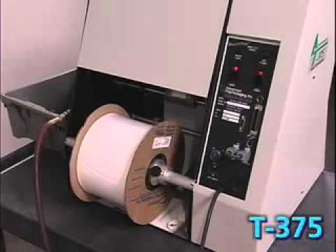 Advanced Poly T 375 Tabletop Bagger Printer - YouTube