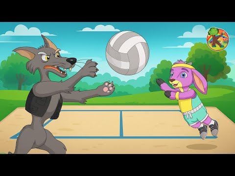 Voleybol Mücadelesi: Kurt ve Keçi Yavrusu Karşı Karşıya! 🏐✨Çizgi Film 🔴 CANLI YAYIN | KONDOSAN