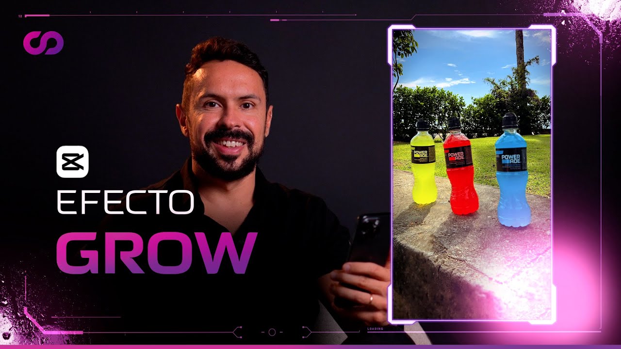 Efecto Grow en el CELULAR – Tutorial completo en CapCut - YouTube