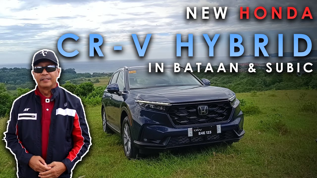 All-New Honda CR-V Hybrid tested in a Manila-Bataan-Subic drive - YouTube