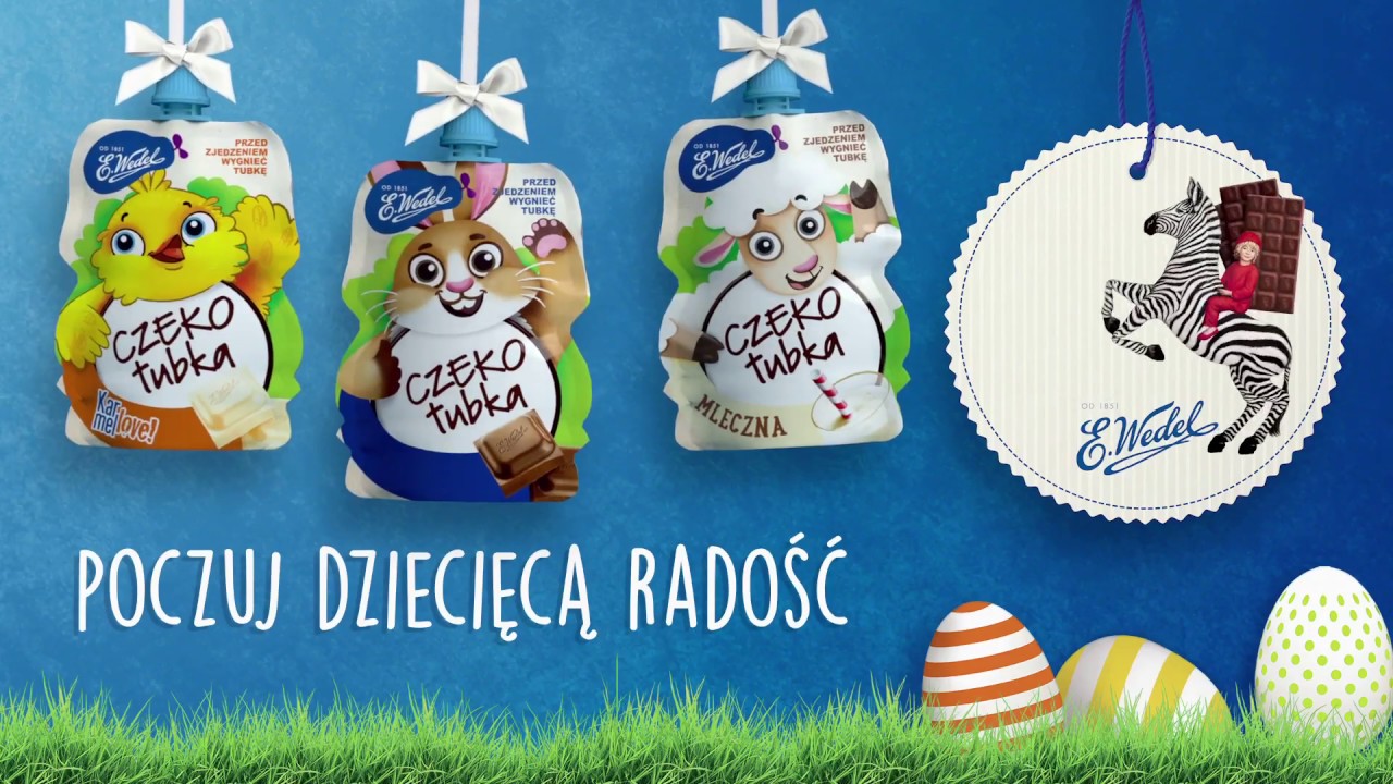 Wedel - zajączek czy zebra? Wielkanoc 2018 - YouTube