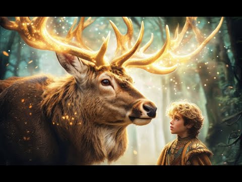Entdecke das magische Märchen "Der Hirsch mit dem goldenen Geweih ...