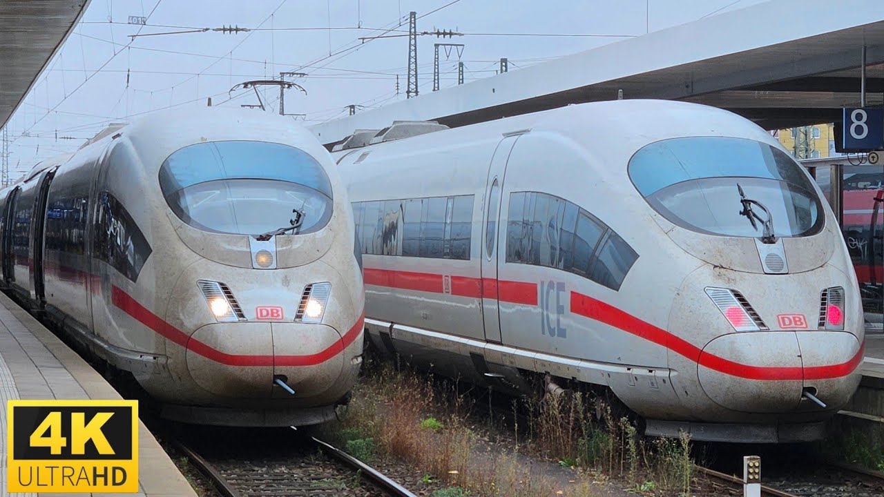 ICE MADNESS at Nürnberg Hbf • Only ICE compilation • 2. 11. 2024 - YouTube