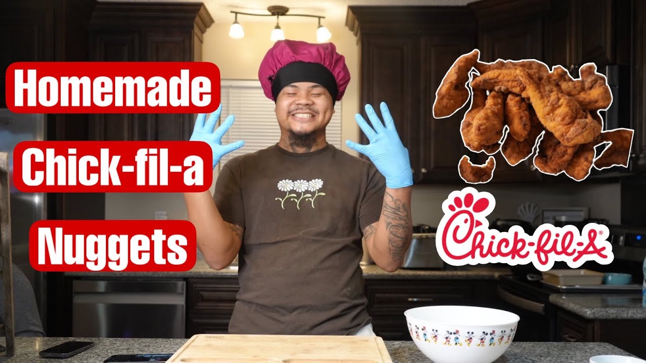 COOKING 101 : HOMEMADE CHICK-FIL-A NUGGETS - YouTube