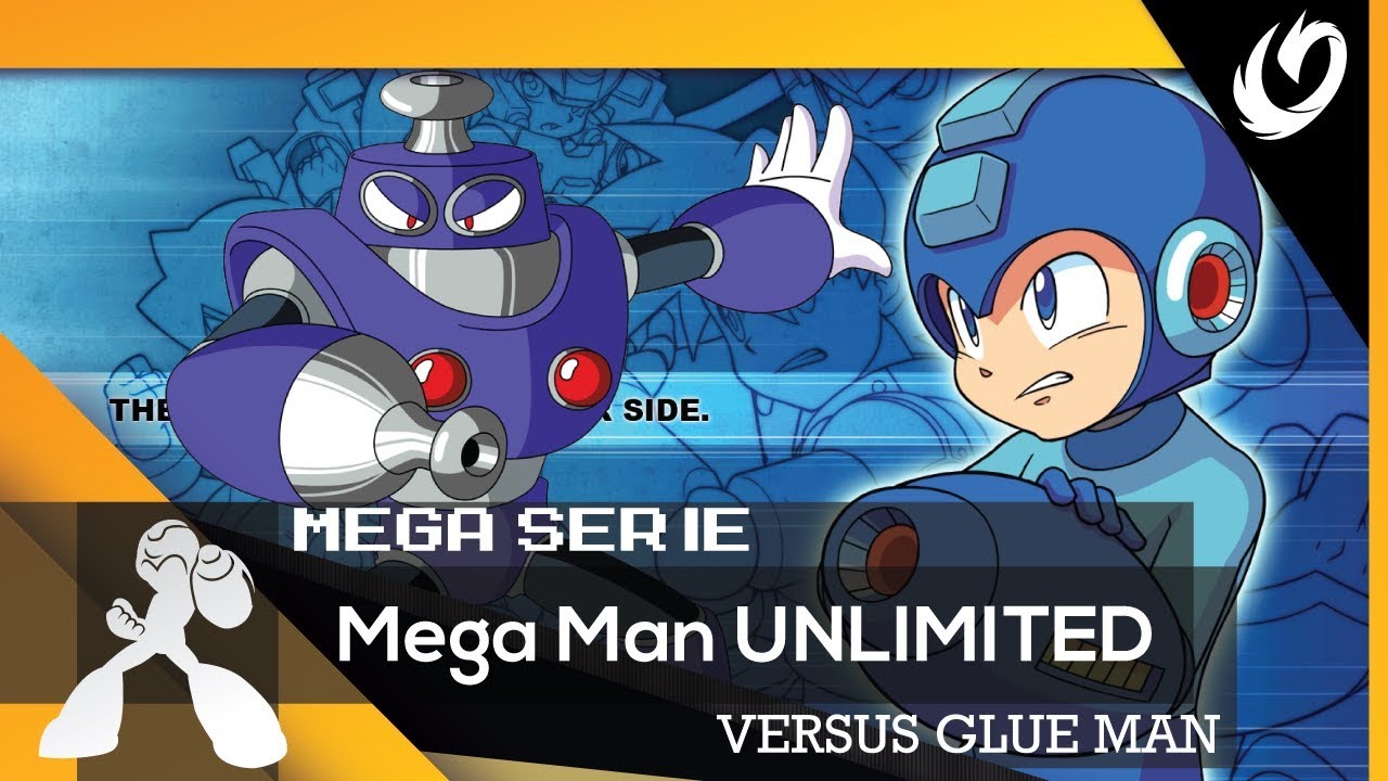 VERSUS GLUE MAN | MEGA MAN UNLIMITED - YouTube