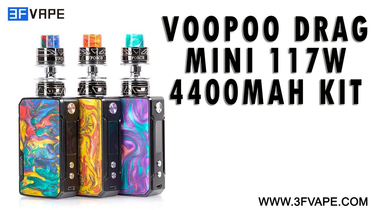 Voopoo Drag Mini 117W 4400mAh Kit - YouTube
