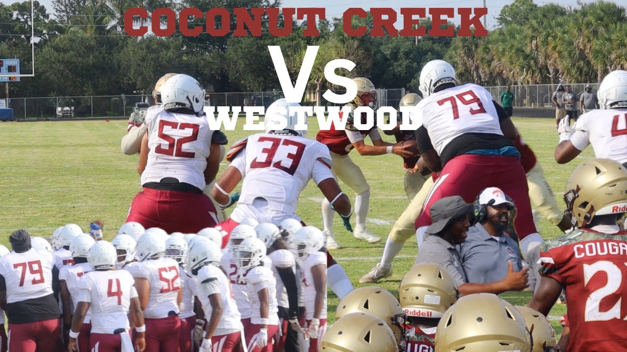 🔥COCONUT CREEK COUGARS 🐾 (954) VS WESTWOOD PANTHERS🐆 (722)🏈 - YouTube
