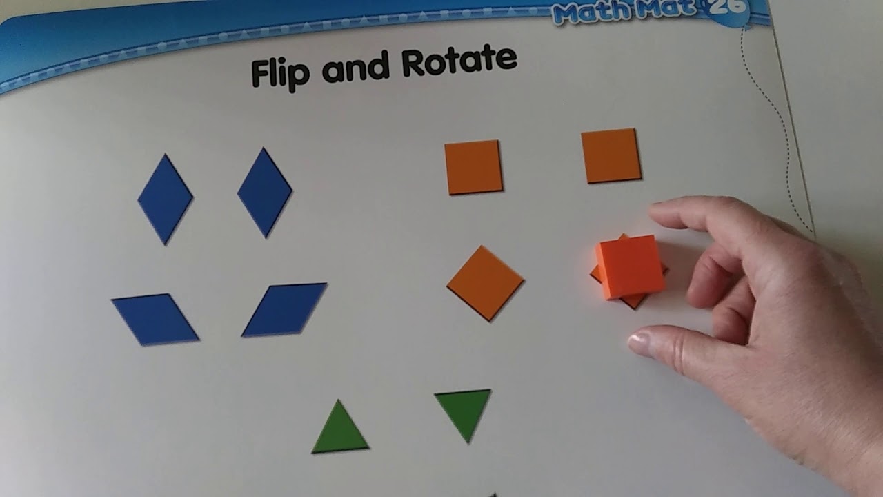 PreK Math Flip Rotate Shapes YouTube