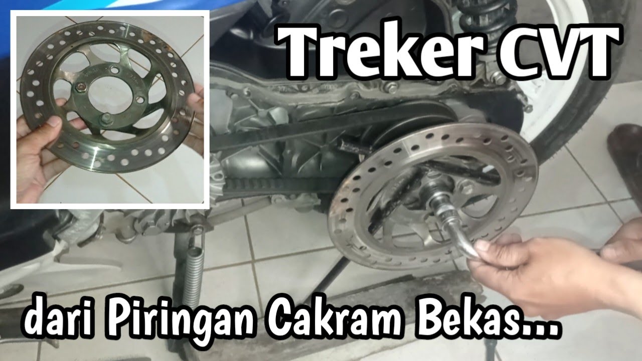 MEMBUAT TREKER CVT DARI BAHAN SEDERHANA || @tiangalit75 - YouTube