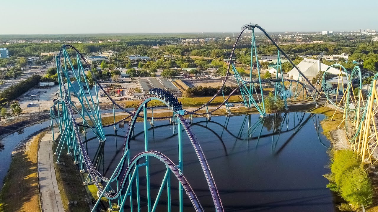 Seaworld Orlando by Drone 4K CINEMATIC - YouTube