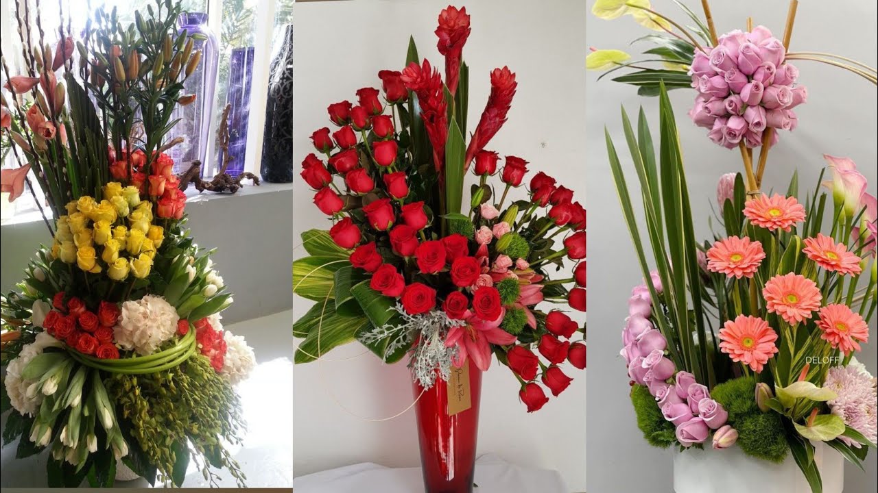 so beautiful fresh flower arrangement and decoration ideas - YouTube