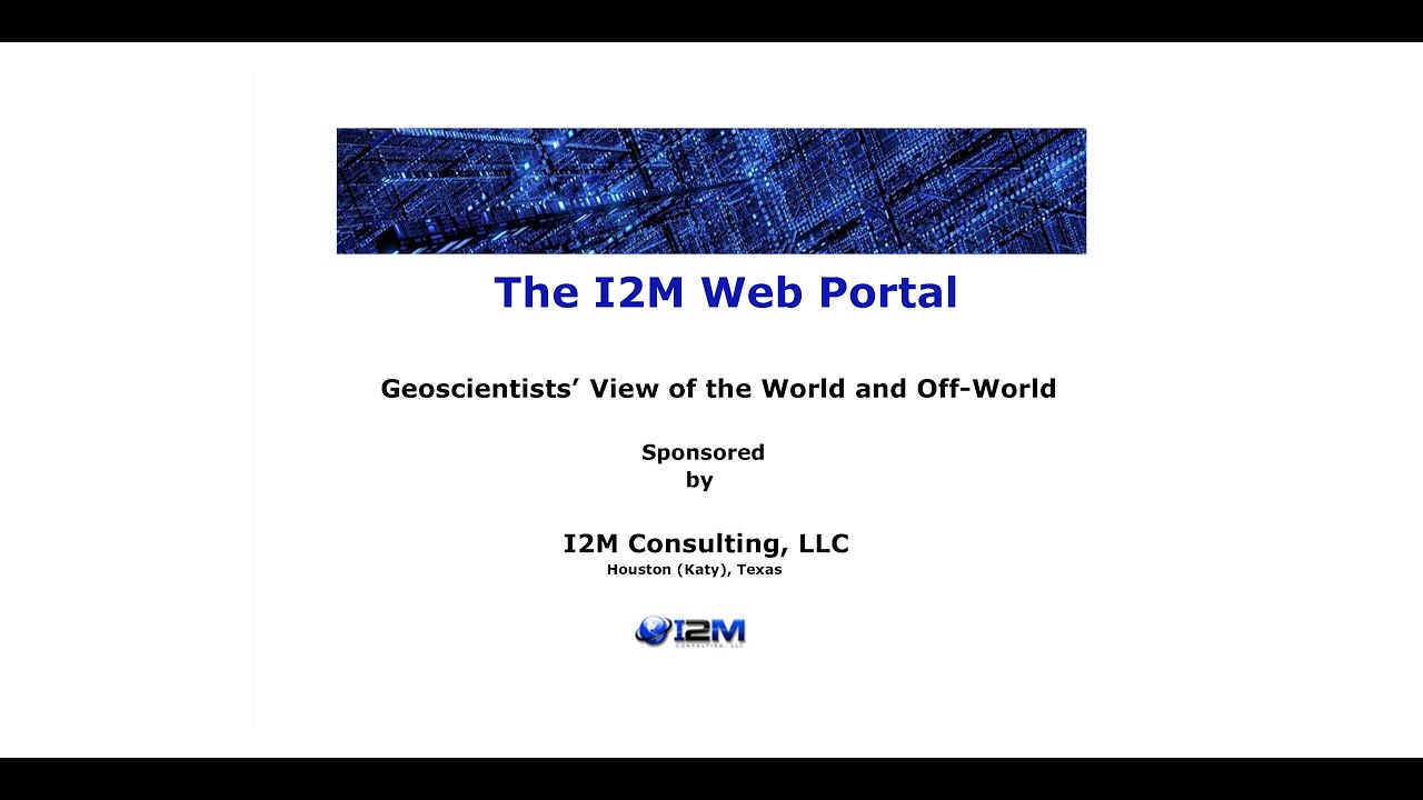 I2M Web Portal Mini-Webinar - YouTube