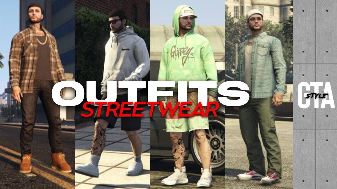 OUTFITS STREETWEAR | GTA V - YouTube