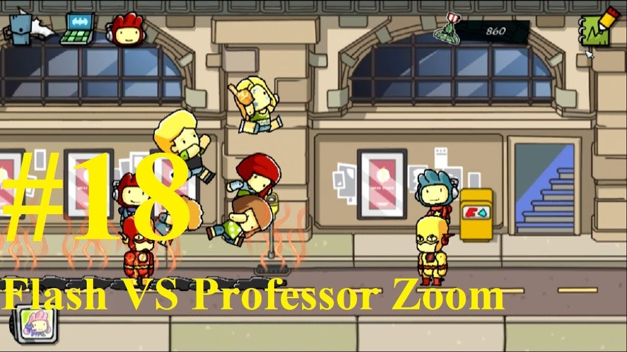 Scribblenauts Unmasked Complete Gameplay PC 2013 #18 : Flash VS ...