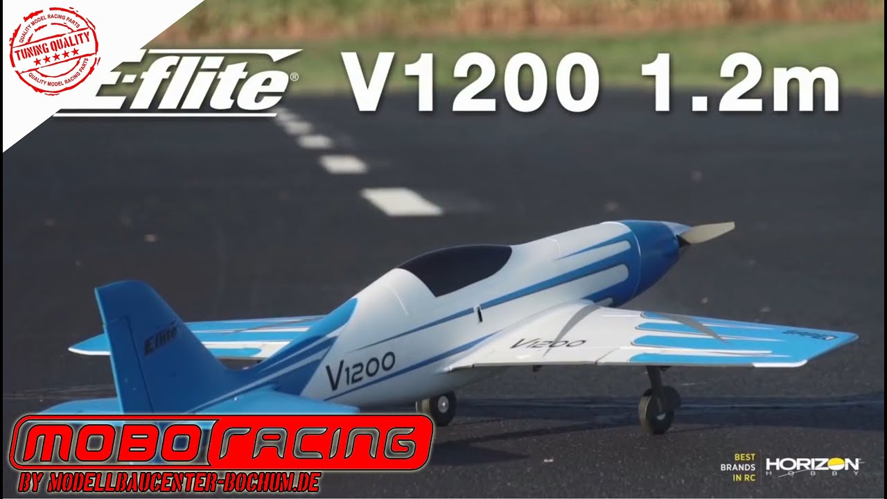E-flite EFL12350 V1200 RC with Smart - YouTube