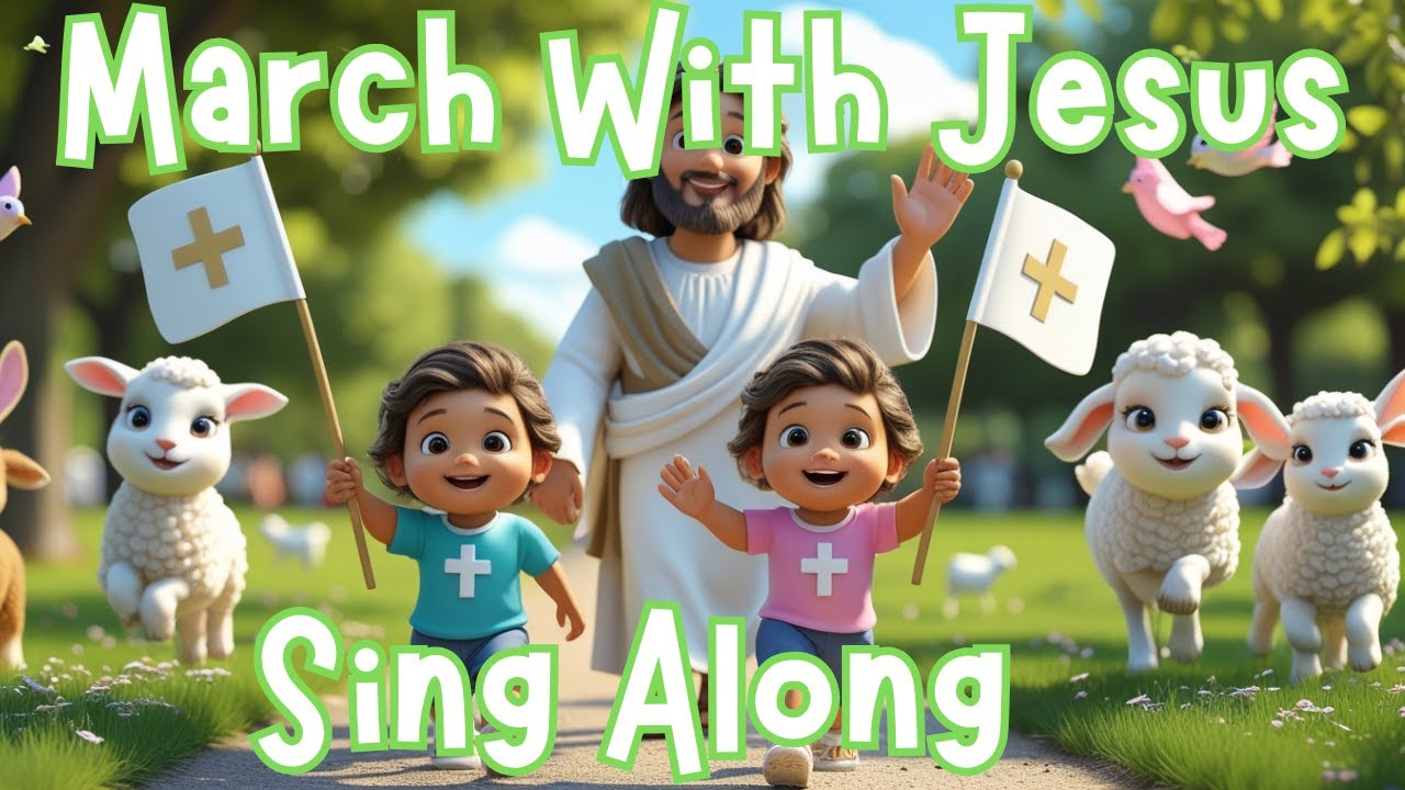 March with Jesus | Bible Song for Kids | Christian Preschool Worship ...