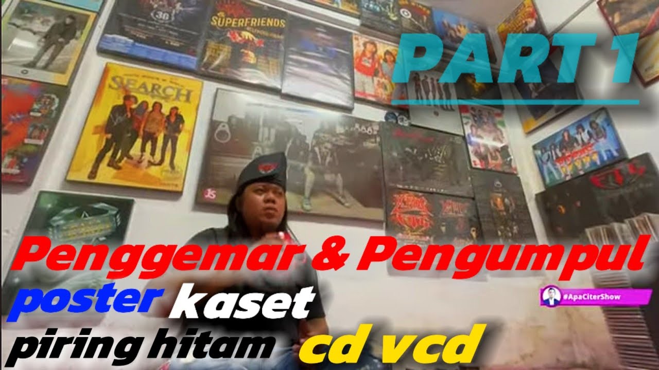 pengumpul kaset cd piring hitam part 1 - YouTube