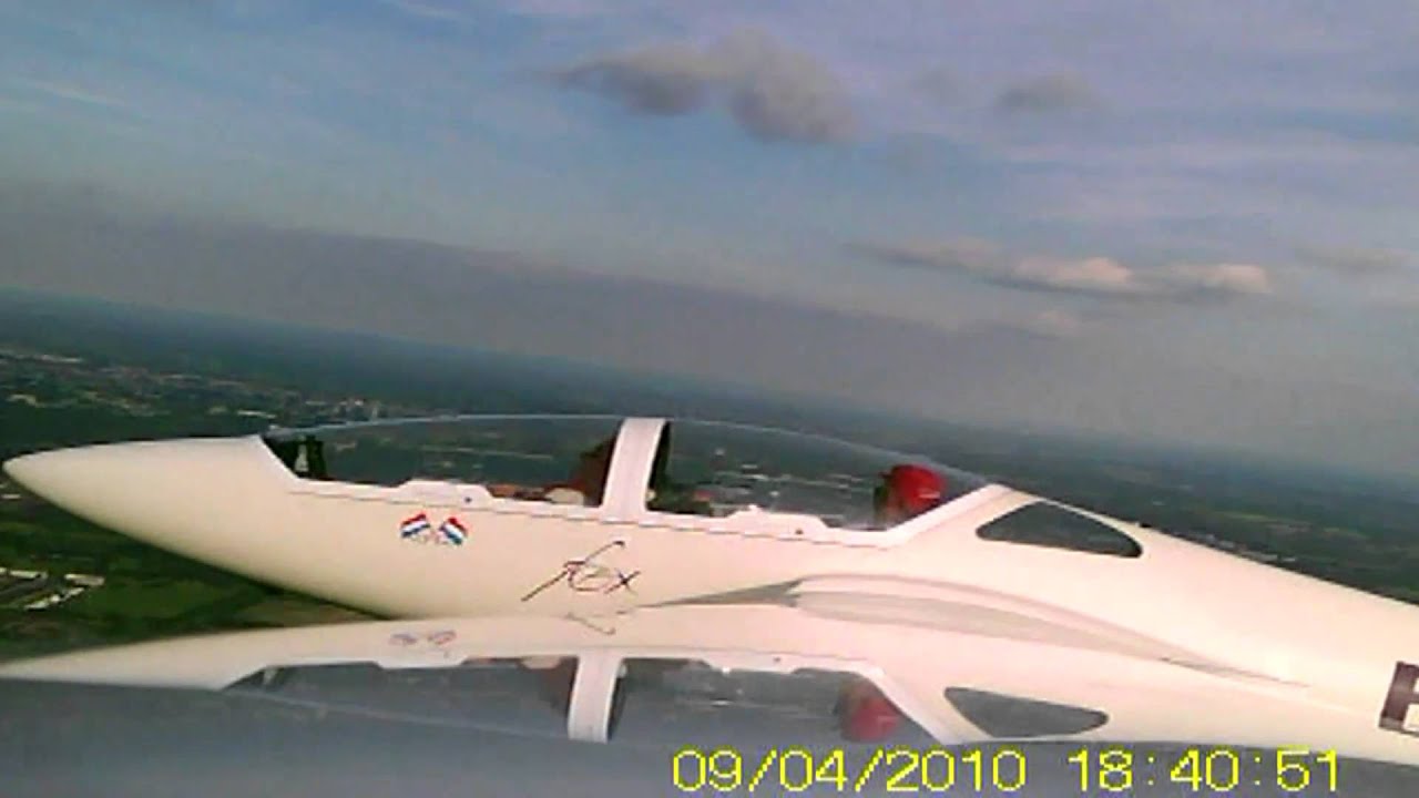 Fox glider Aerobatics with 720x480 keychain cam - YouTube