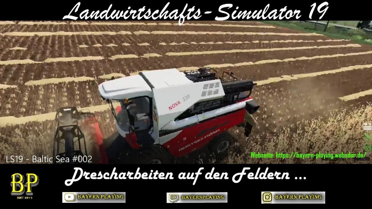 LS19 - Baltic Sea | #002 Dreschen auf den Feldern ... | Farming ...