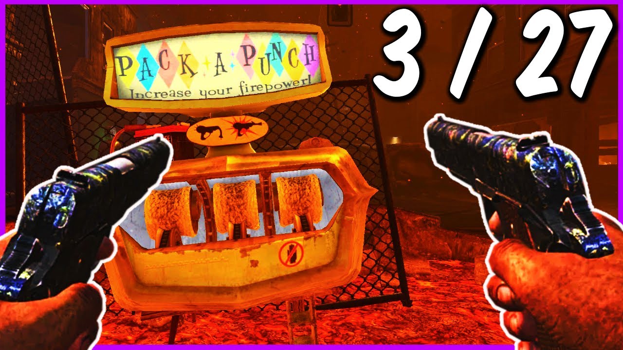 "TOWN" ALL GUNS PACK-A-PUNCH'ED CHALLENGE! Call of Duty Black Ops 2 ...