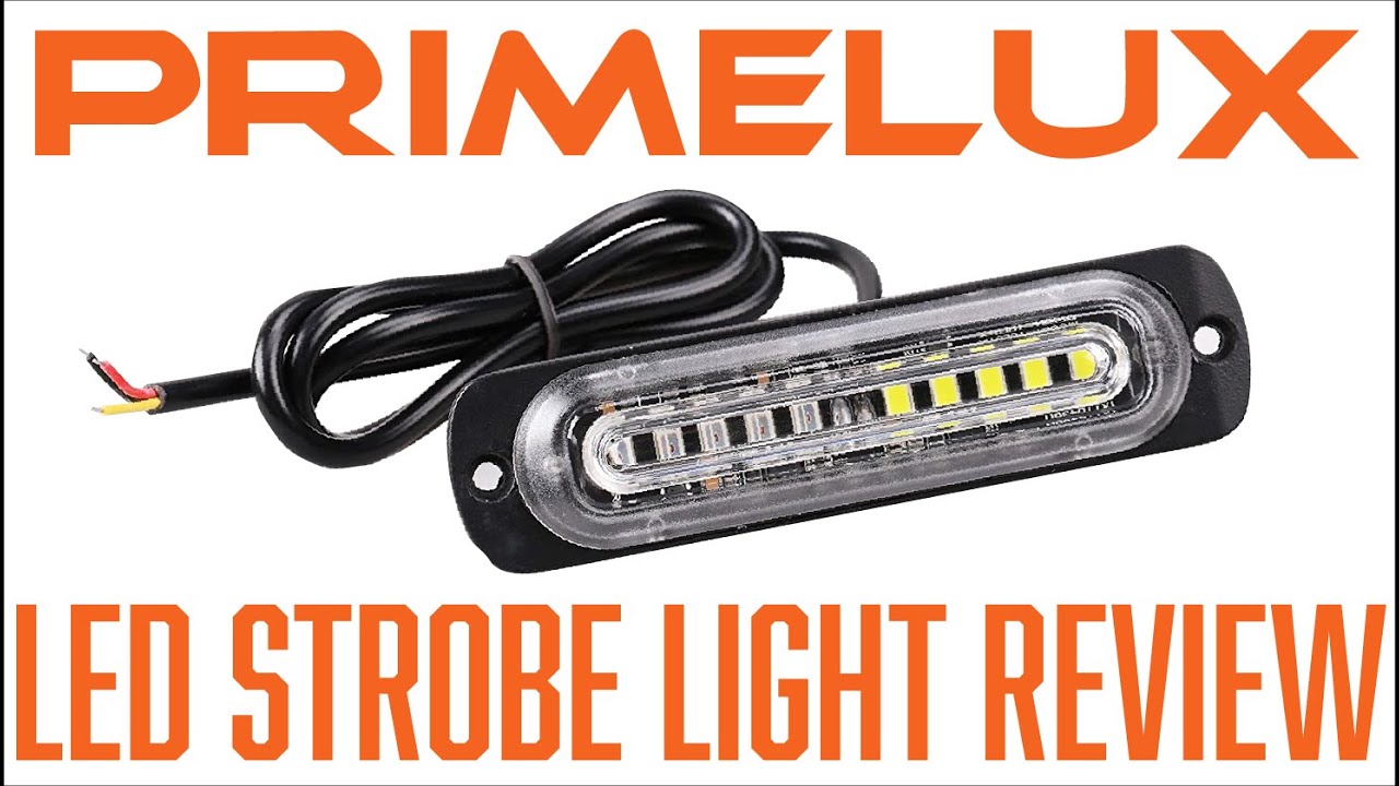 Primelux LED Strobe Product Test and Review - YouTube