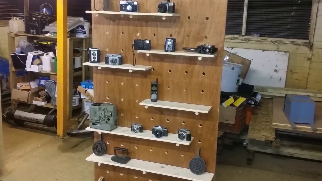 Arts and Crafts Display Shelving Unit. - YouTube