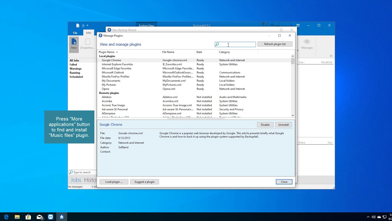 Backup to back up music with Backup4all - YouTube