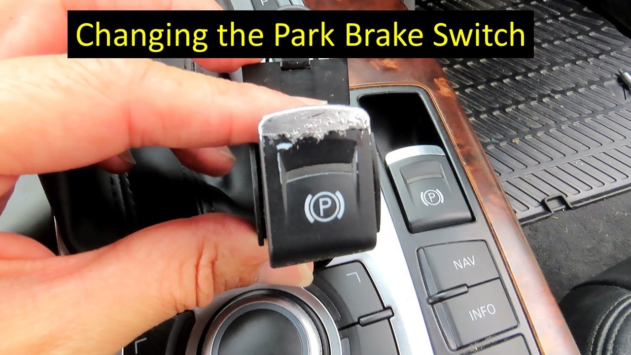 How to change the Emergency Brake Switch on an Audi A6 4F - YouTube