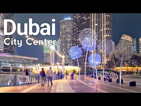 Dubai [4K] Amazing Dowmtown dubai, City Center Walking Tour 🇦🇪