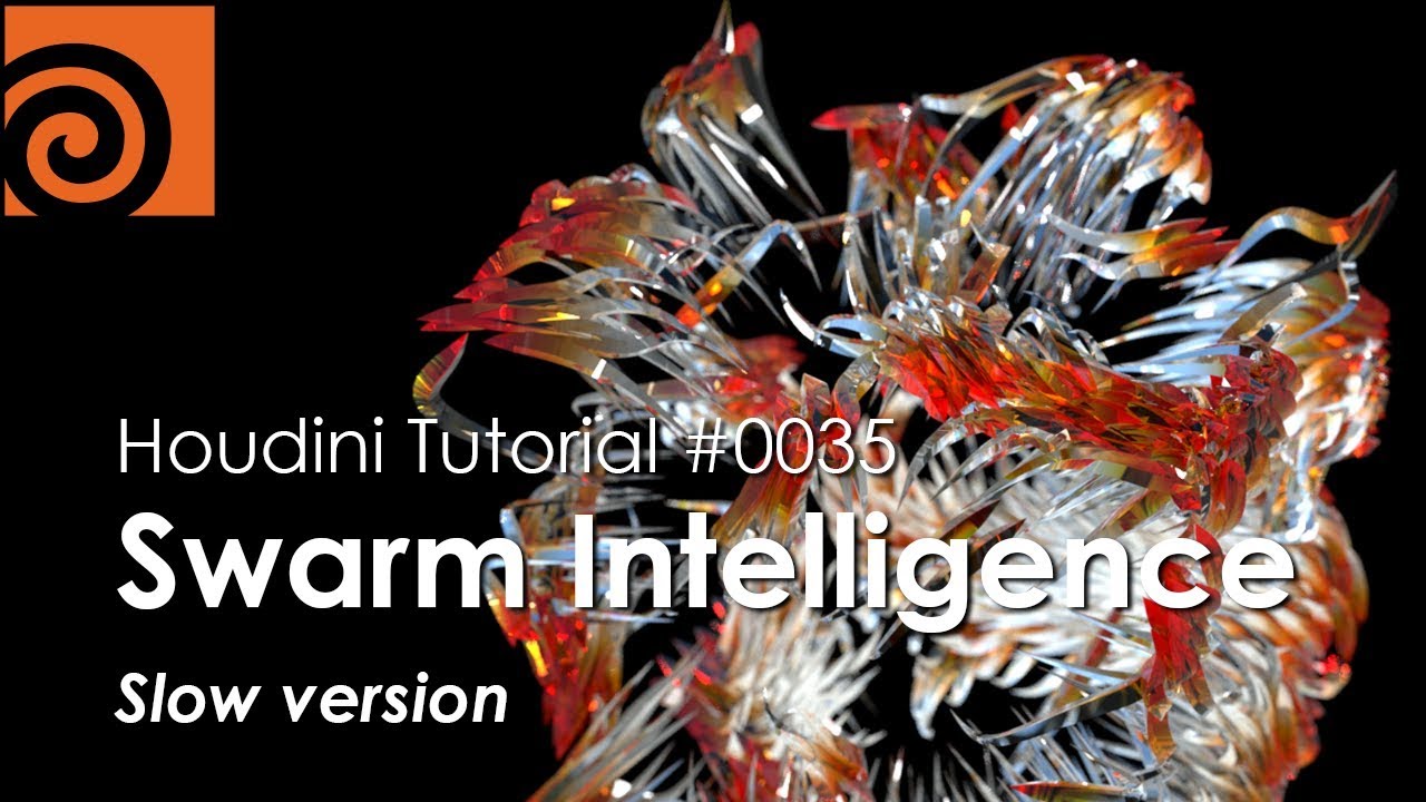 [Houdini Tutorial] 0035 Swarm Intelligence (Slow version) - YouTube