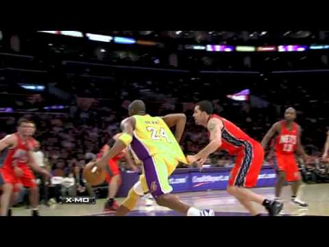Kobe Bryant spin on Jordan Farmar and drops a beautiful reverse layup ...