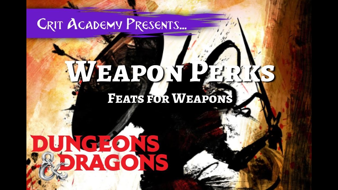 DnD Weapon Perks - YouTube
