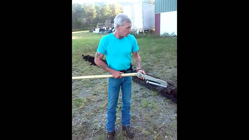 Silt Sock Slitter 2m - YouTube