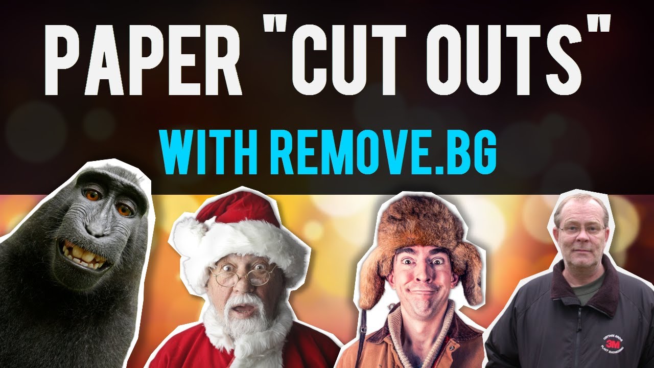 Paper "Cut Outs" in PowerPoint with Remove.bg - YouTube