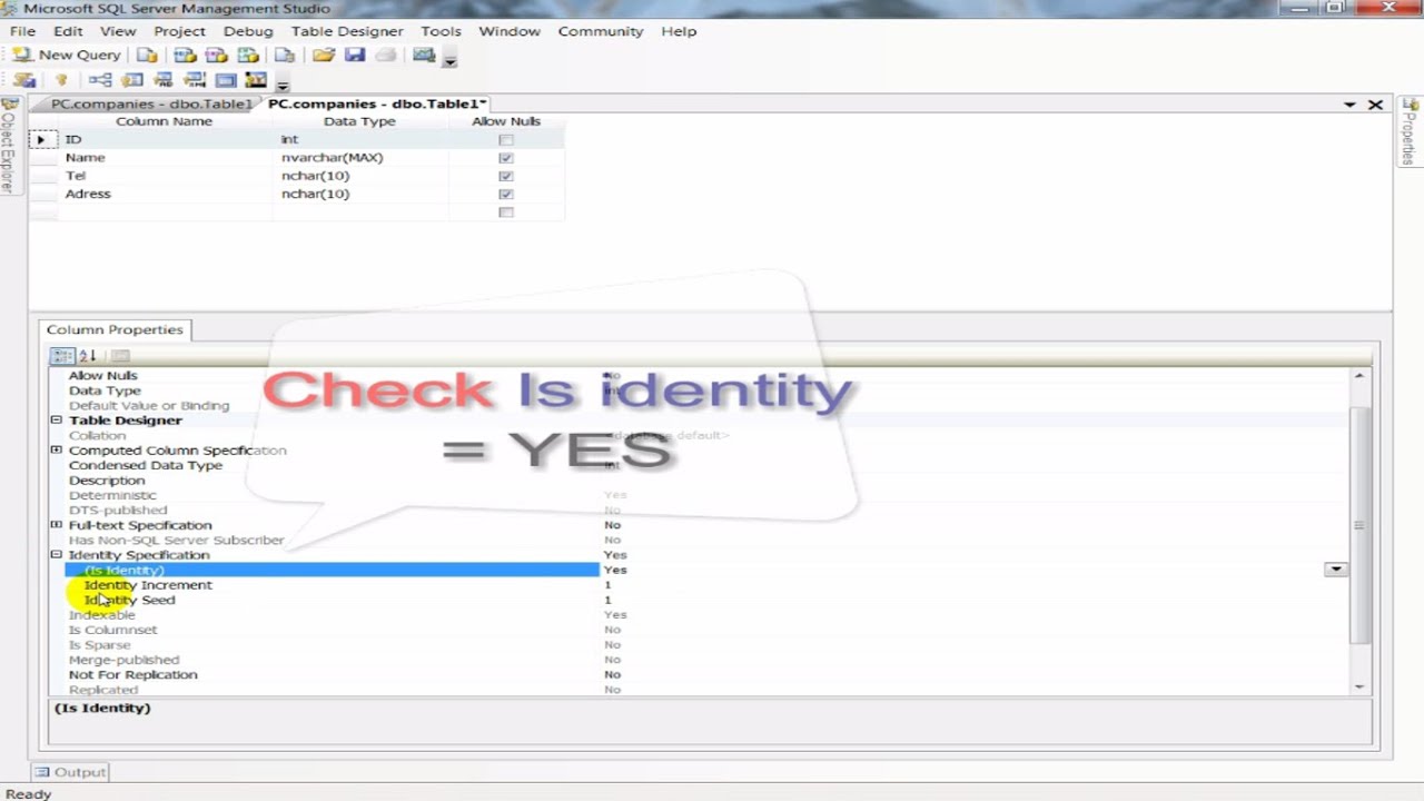 How To Add ID Is AutoNumber IN SQL SERVER YouTube how-to-add-id-is-autonumber-in-sql-server-youtube