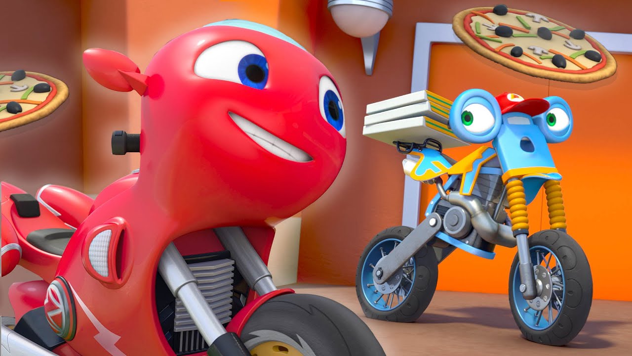 The Fastest Pizza 🍕 Ricky Zoom ⚡Cartoons for Kids | Ultimate Rescue ...
