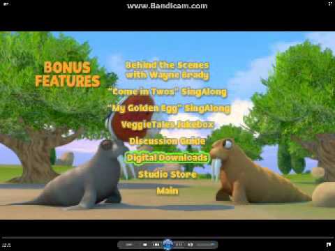 Veggietales:Noah's Ark 2015 DVD Menu Walkthrough - YouTube