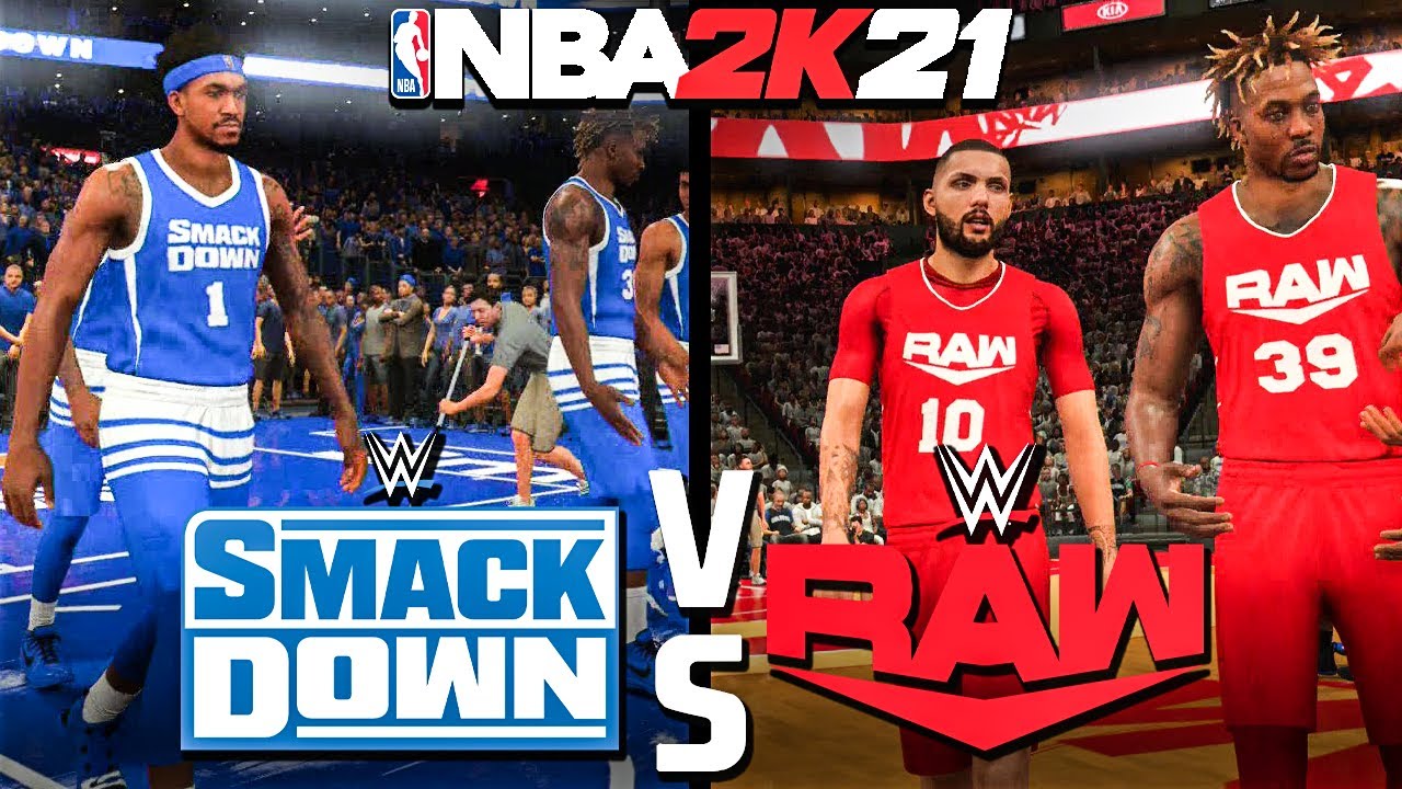 NBA 2K21 - WWE: Smackdown vs RAW NBA Game - YouTube