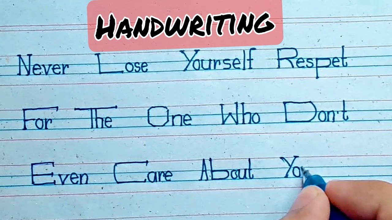 Clean handwriting || best neat and clean writing for students ...