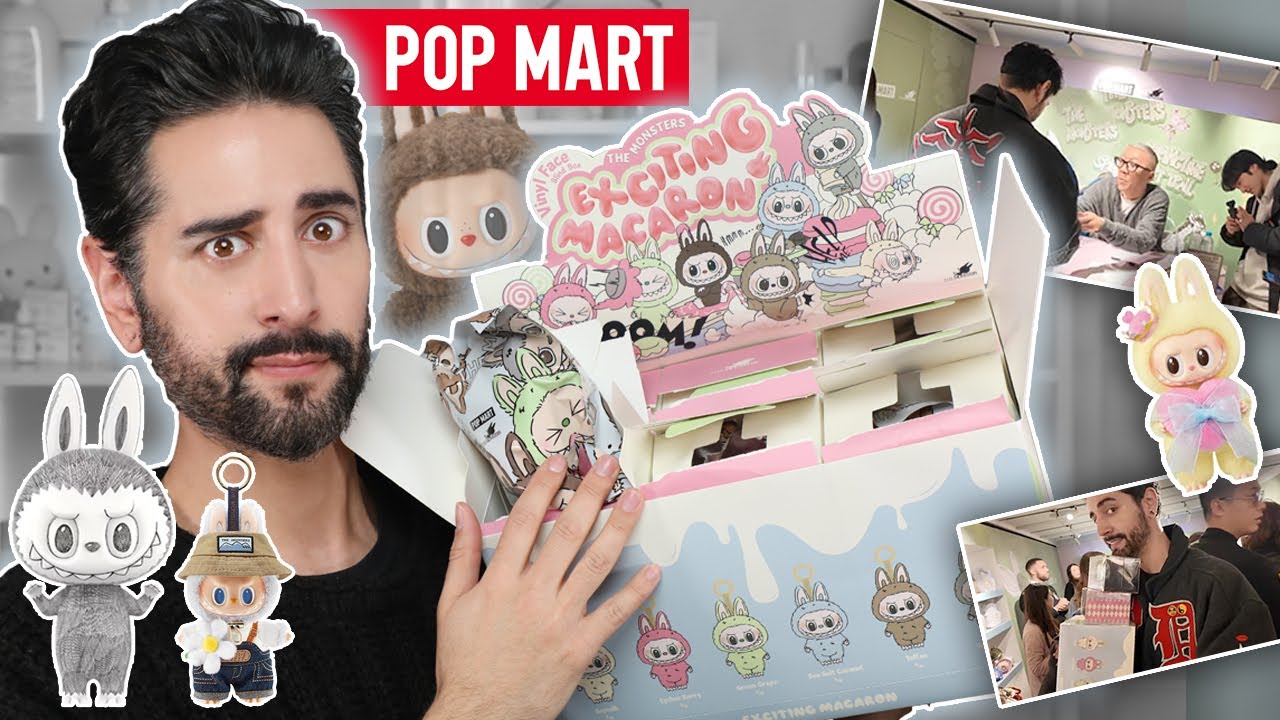 HUGE LABUBU POP MART UNBOXING! Meeting The Creator Of Labubu! 💜 - YouTube